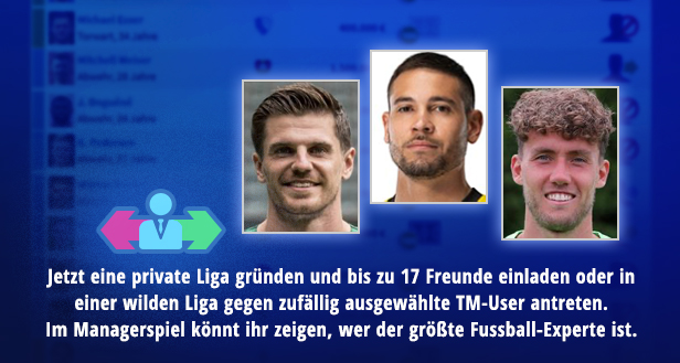 Home gioco dei manager | Transfermarkt